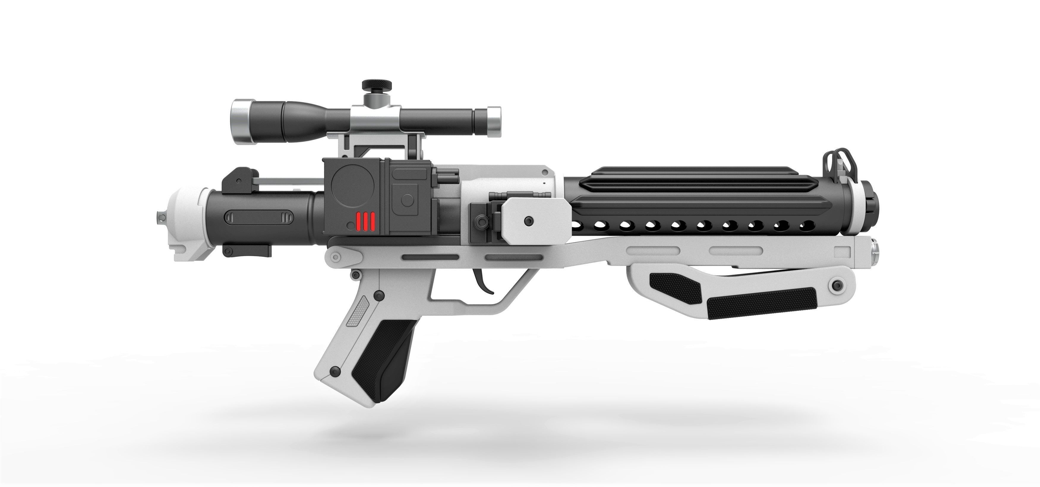 Blaster rifle F-11D from Star Wars The Force Awakens 2015 3D model ...