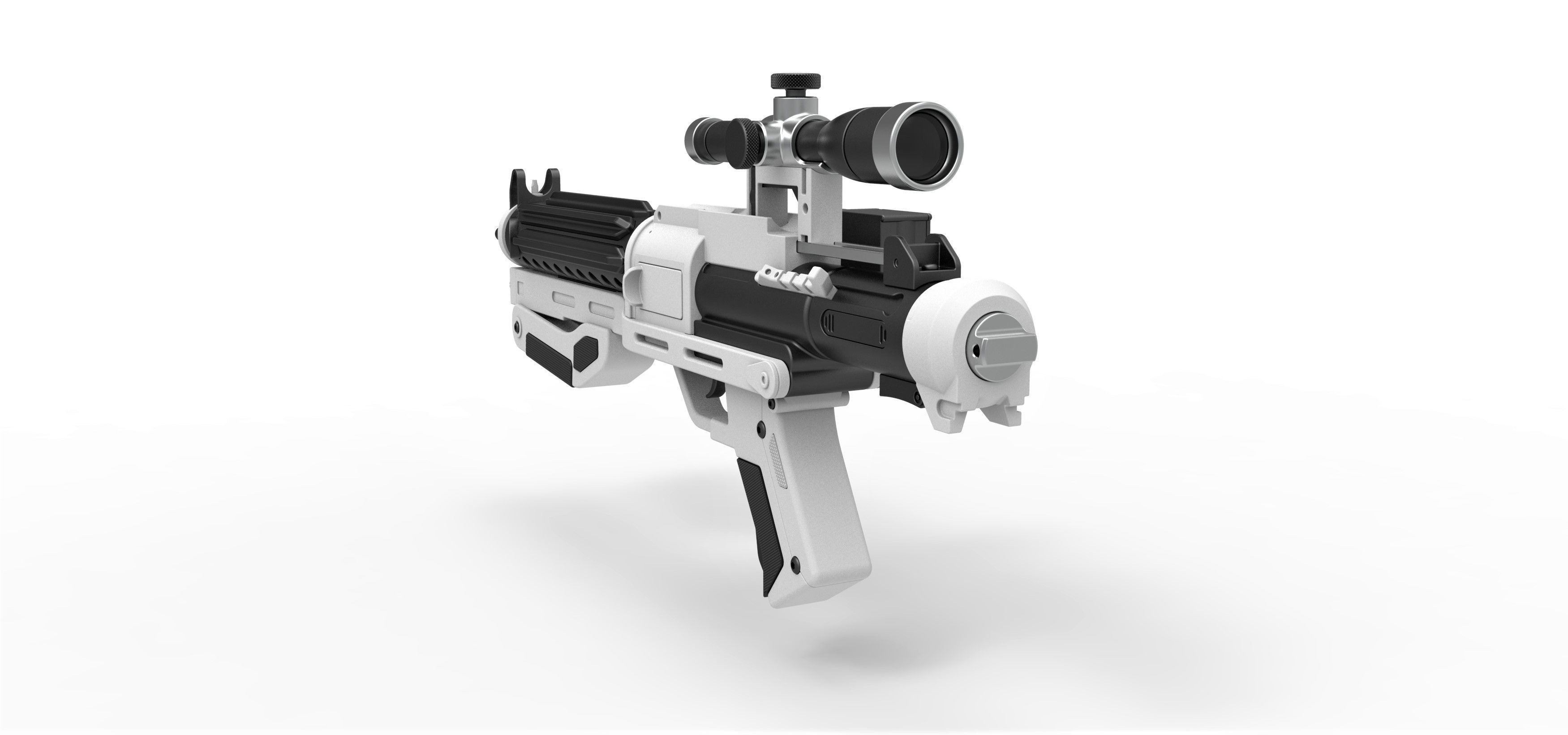 Blaster rifle F-11D from Star Wars The Force Awakens 2015 3D model ...