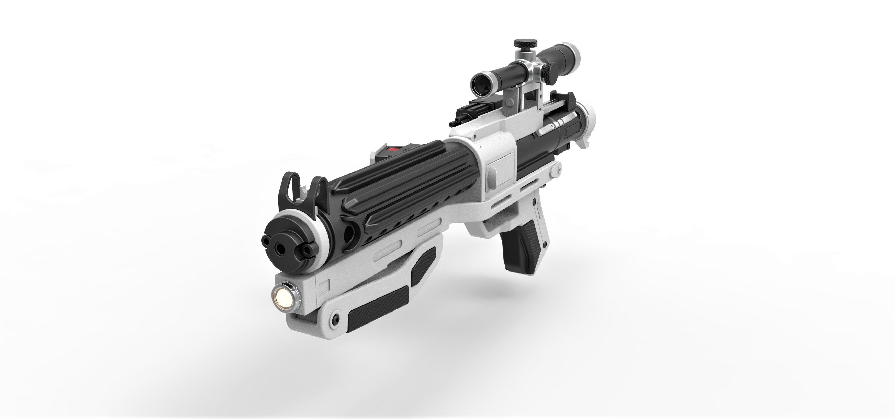 Blaster rifle F-11D from Star Wars The Force Awakens 2015 3D model ...