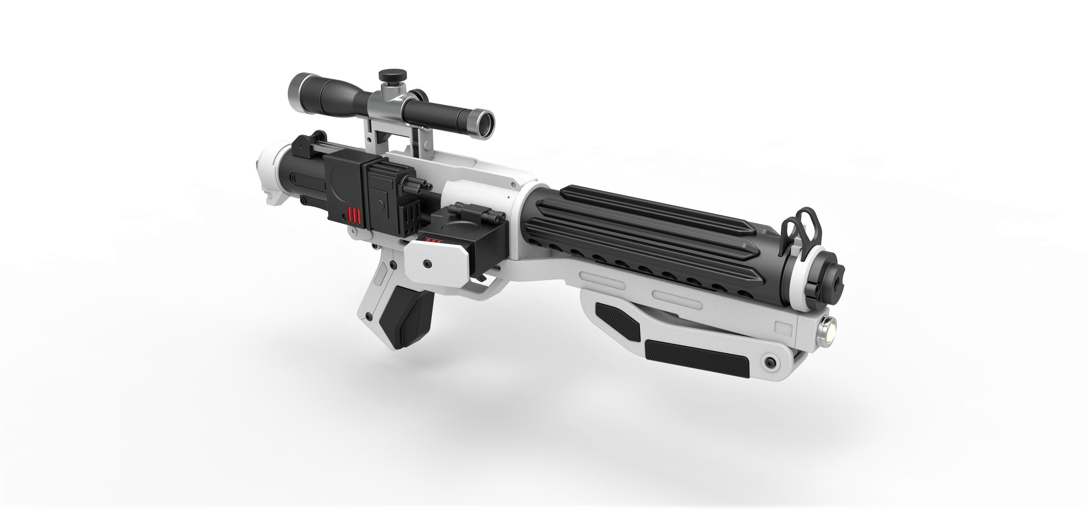 Blaster rifle F-11D from Star Wars The Force Awakens 2015 3D model ...