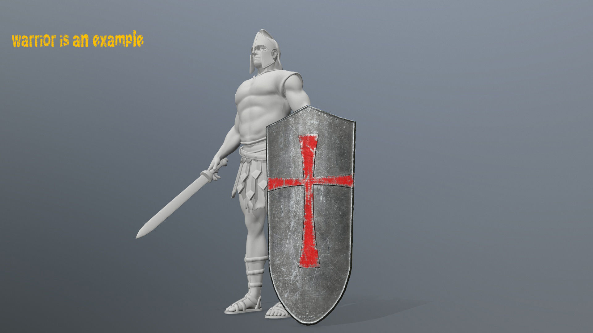 3D model shield set 1 roman soldier VR / AR / low-poly | CGTrader