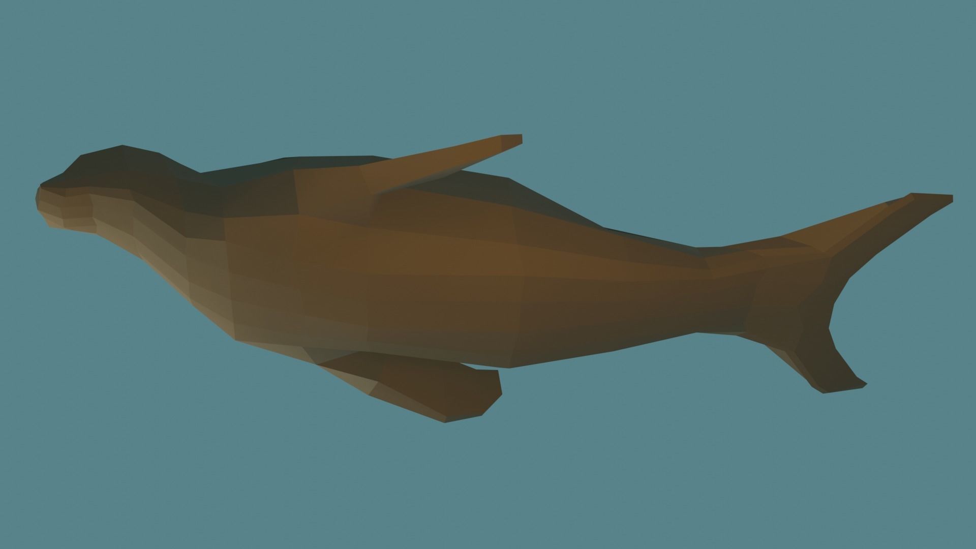 Low Poly Seal free VR / AR / low-poly 3D model animated rigged | CGTrader