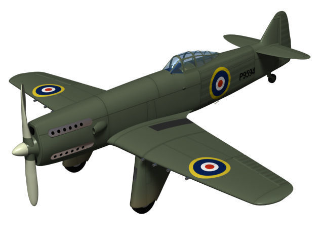 Martin Baker MB2 3D model | CGTrader