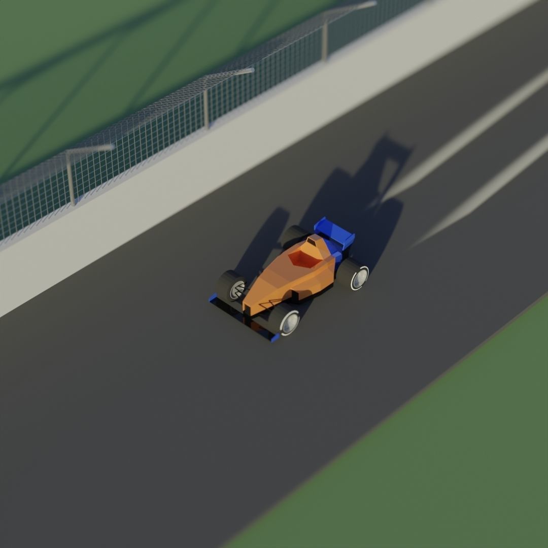 3D model Low Poly Formula 1 Car VR / AR / low-poly | CGTrader