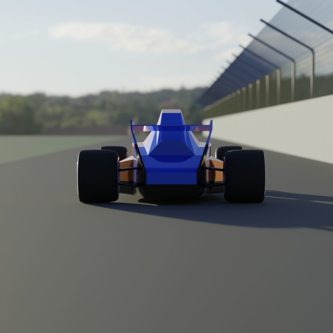 3D model Low Poly Formula 1 Car VR / AR / low-poly | CGTrader