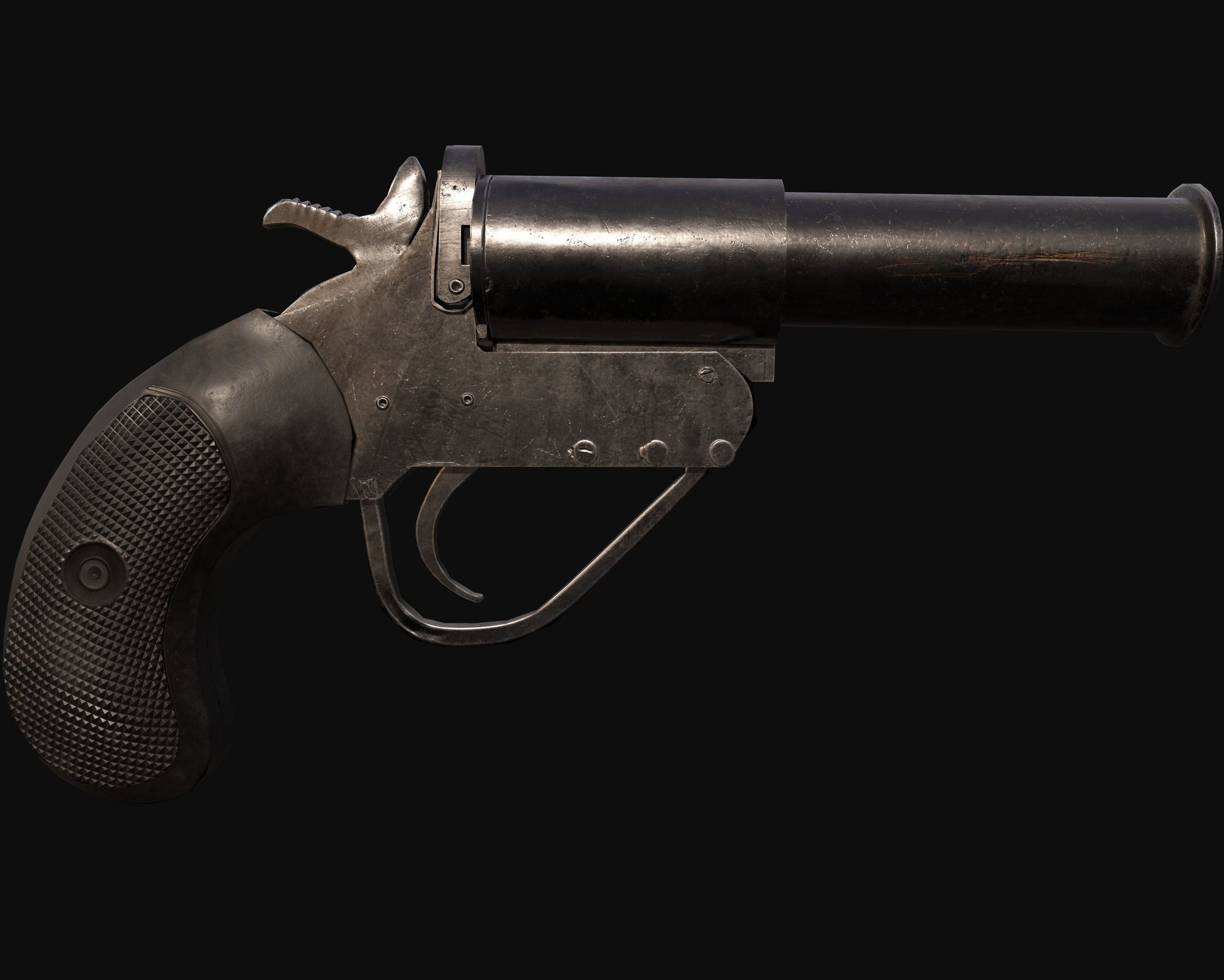 British Flare Gun free VR / AR / low-poly 3D model | CGTrader