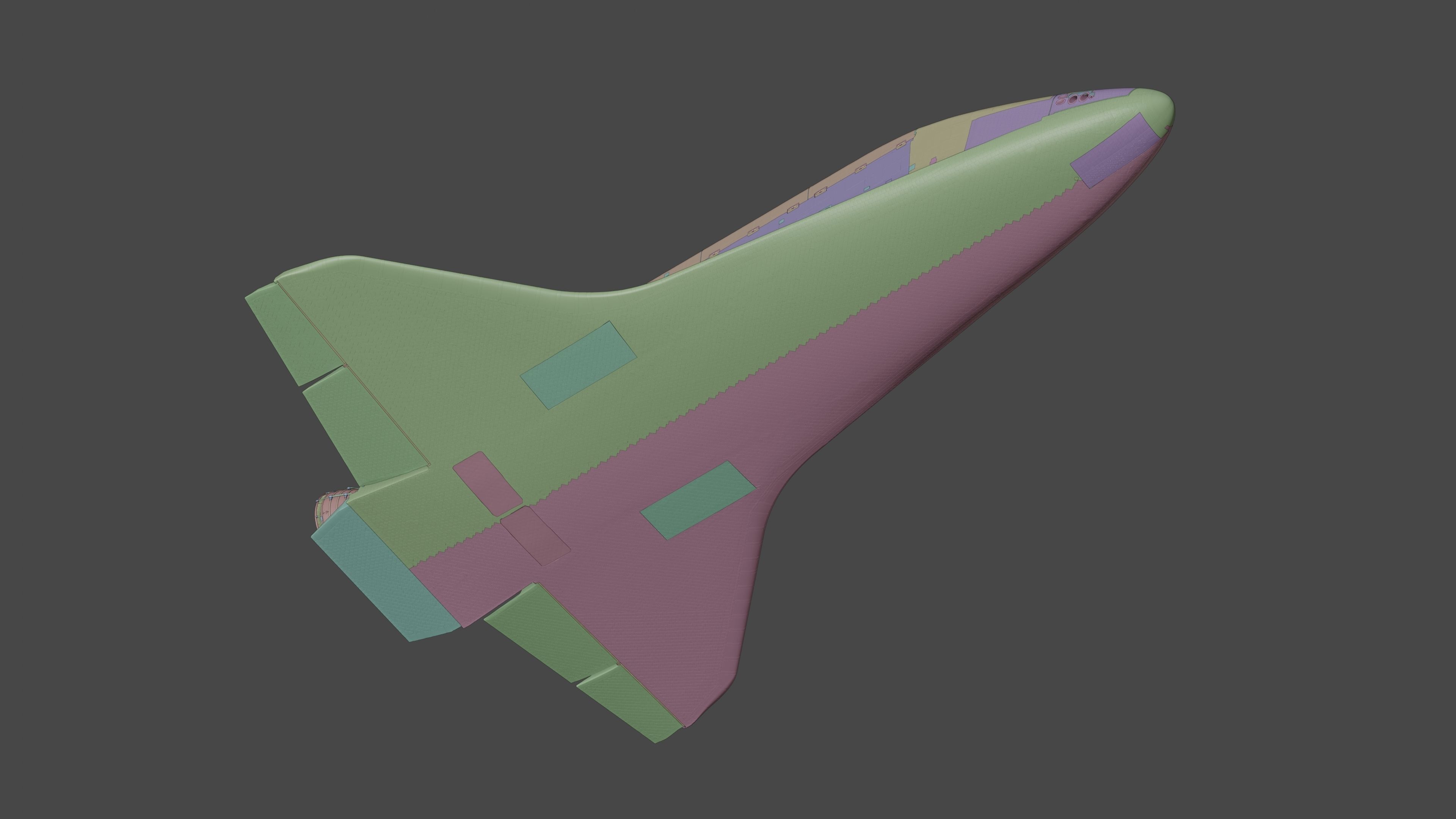 SPACE SHUTTLE Atlantis Exterior Only 3D model | CGTrader