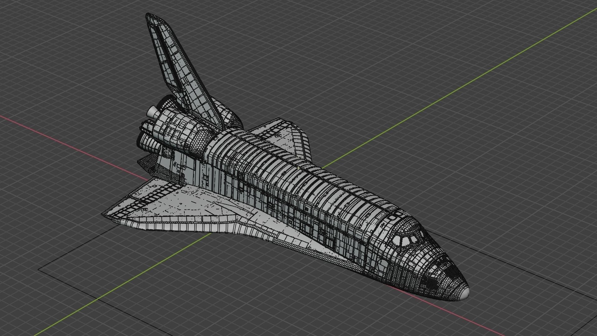 SPACE SHUTTLE Atlantis Exterior Only 3D model | CGTrader