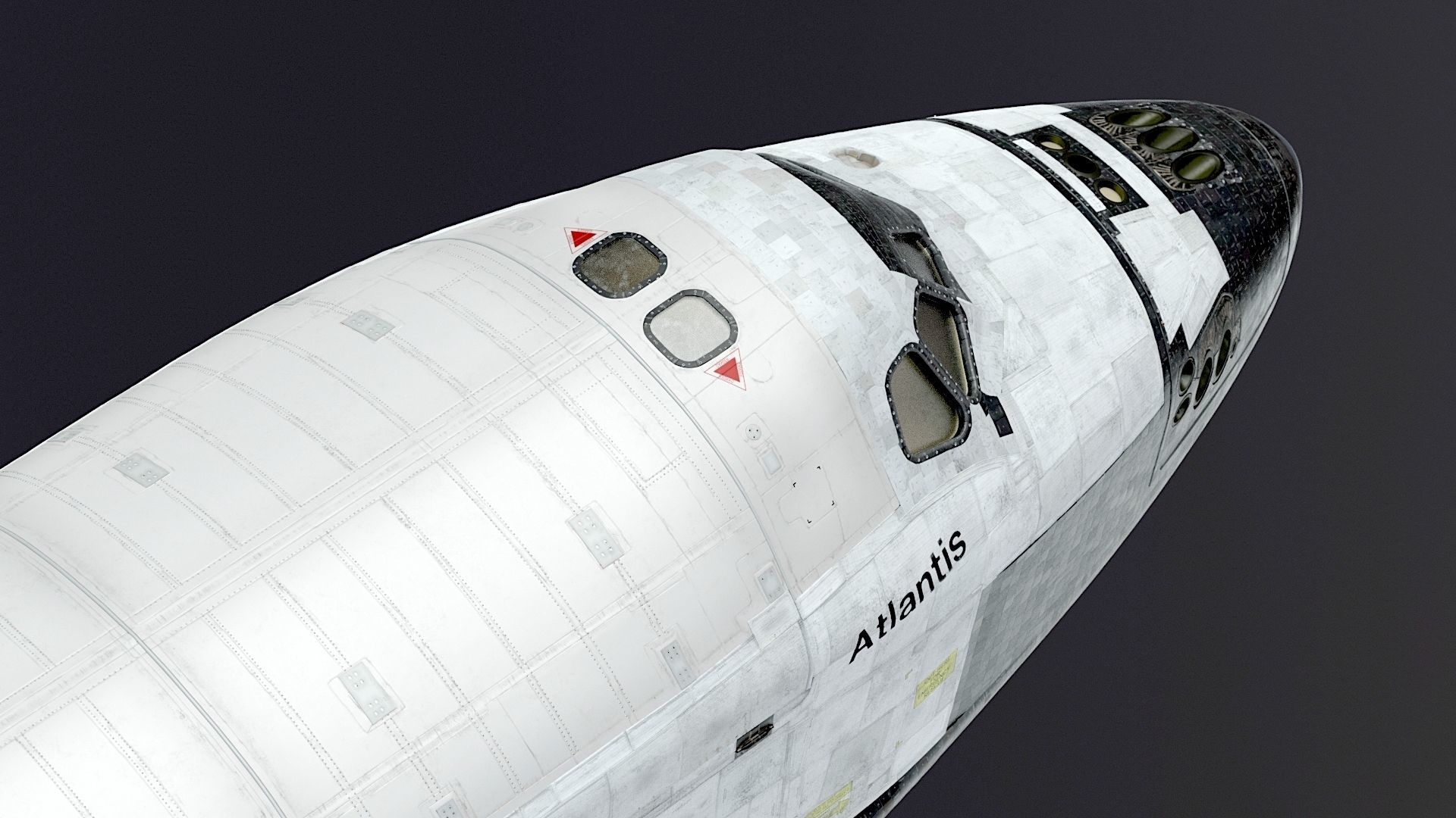SPACE SHUTTLE Atlantis Exterior Only 3D model | CGTrader