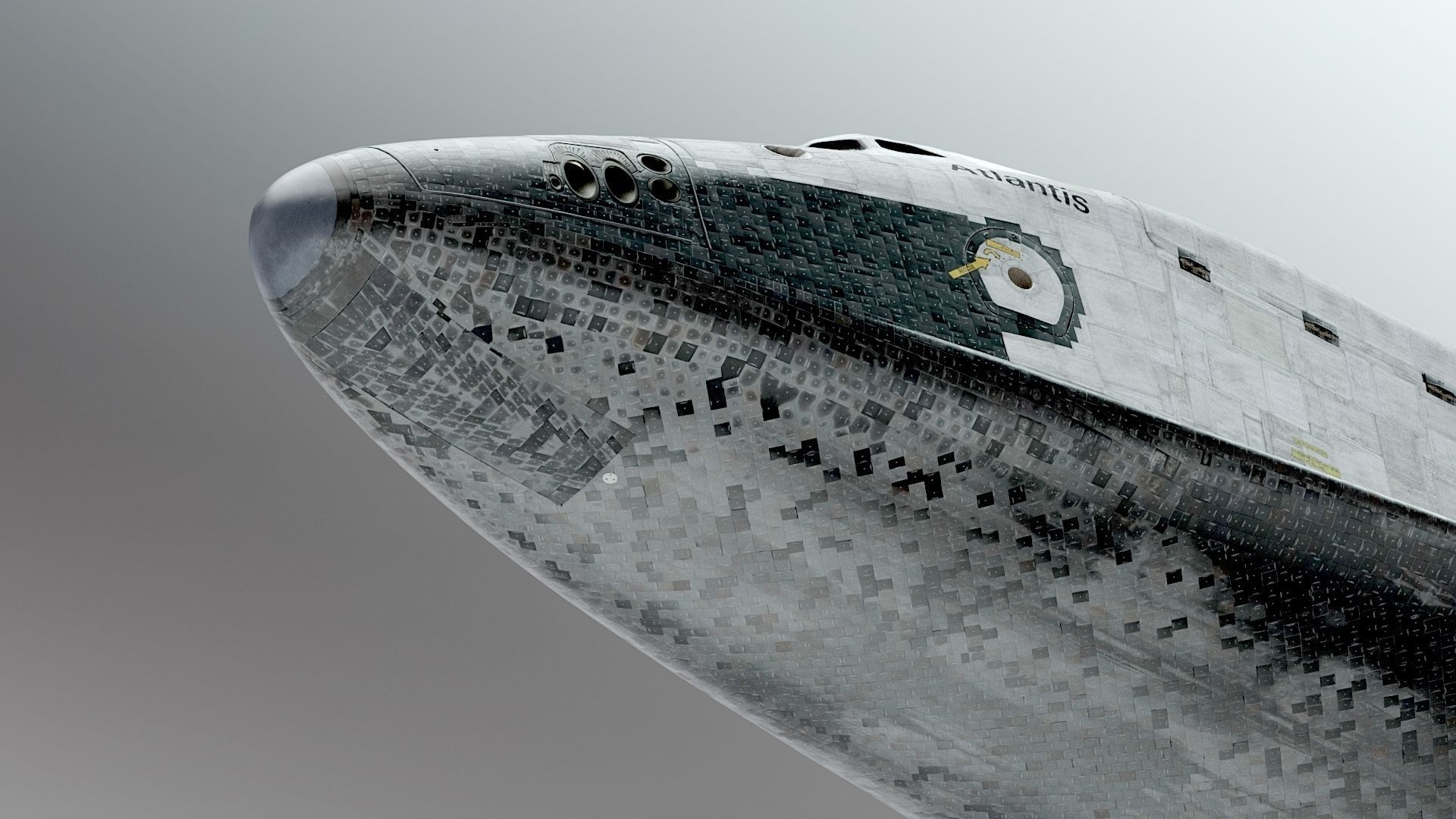 SPACE SHUTTLE Atlantis Exterior Only 3D model | CGTrader