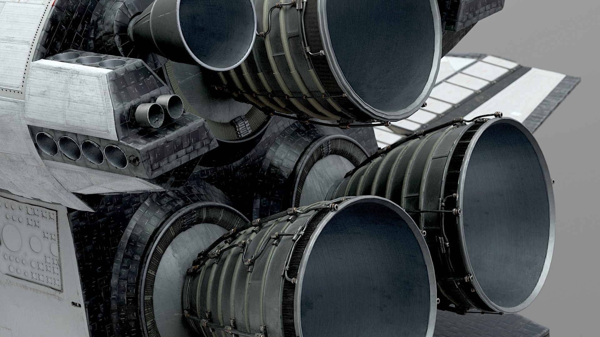 SPACE SHUTTLE Atlantis Exterior Only 3D model | CGTrader