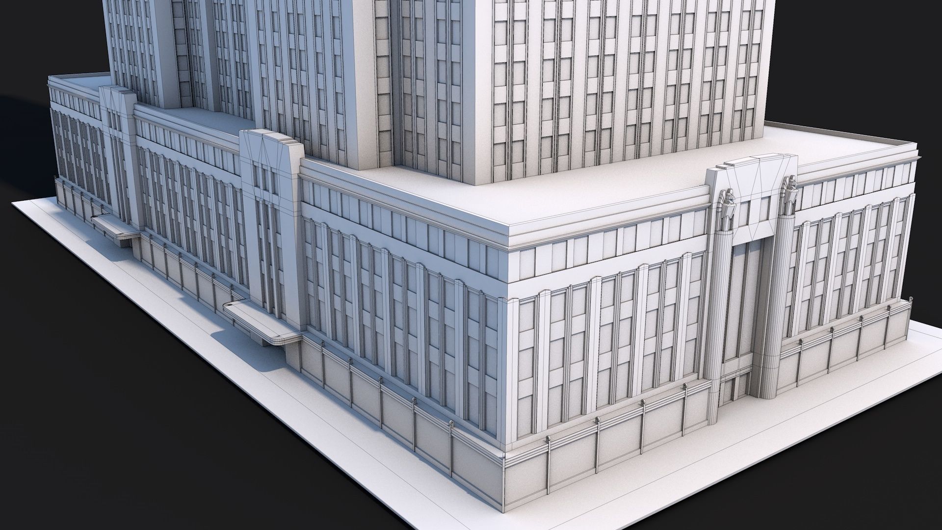 Empire State Building Landmark 3D model | CGTrader