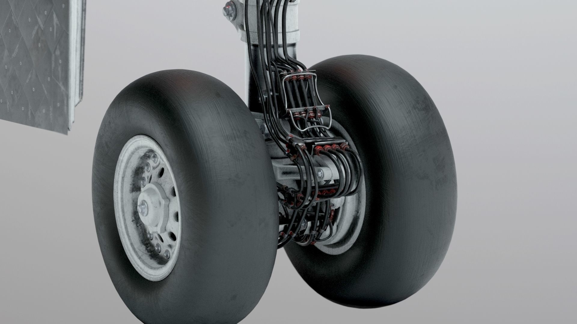 SPACE SHUTTLE Landing Gear 3D model | CGTrader