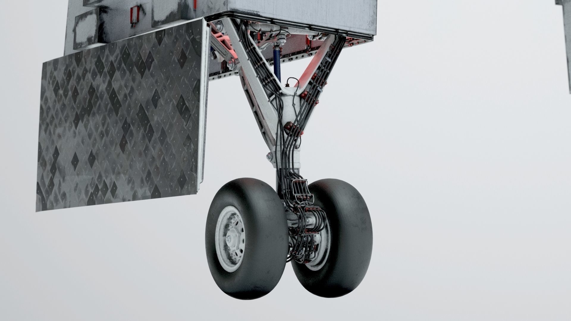 SPACE SHUTTLE Landing Gear 3D model | CGTrader