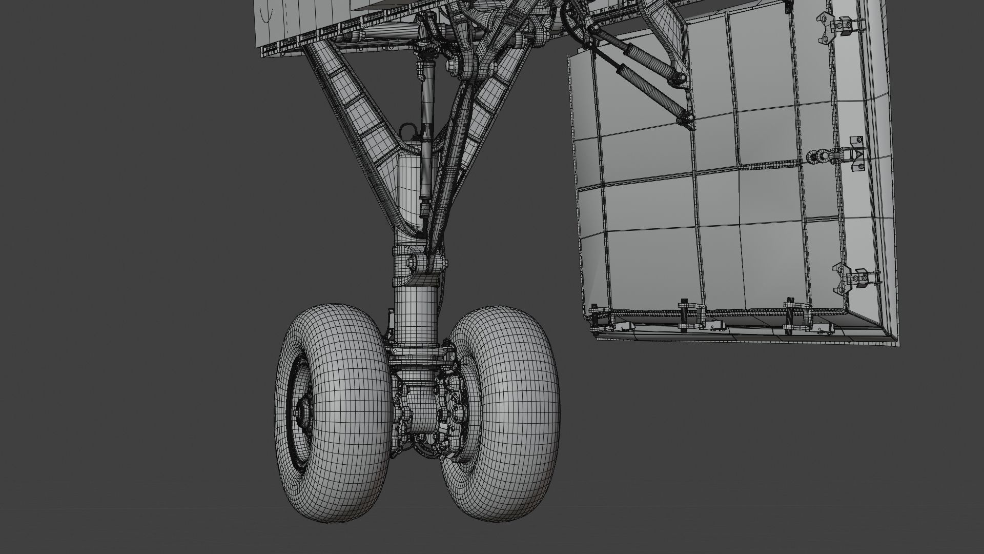 SPACE SHUTTLE Landing Gear 3D model | CGTrader