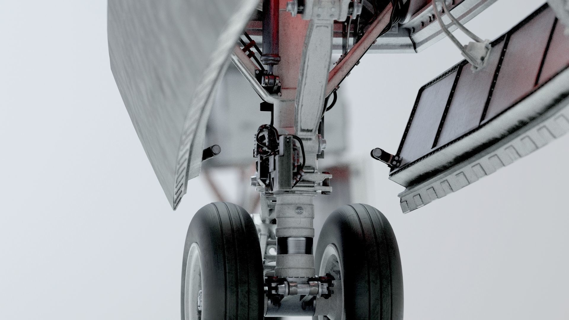 SPACE SHUTTLE Landing Gear 3D model | CGTrader