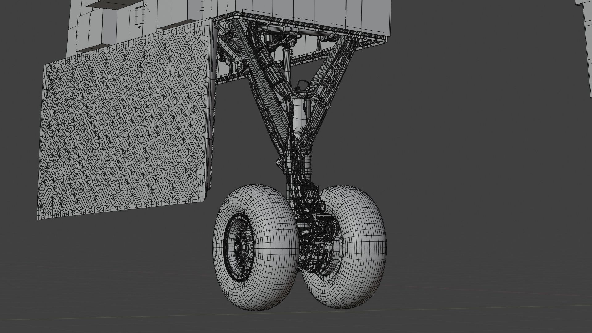 SPACE SHUTTLE Landing Gear 3D model | CGTrader