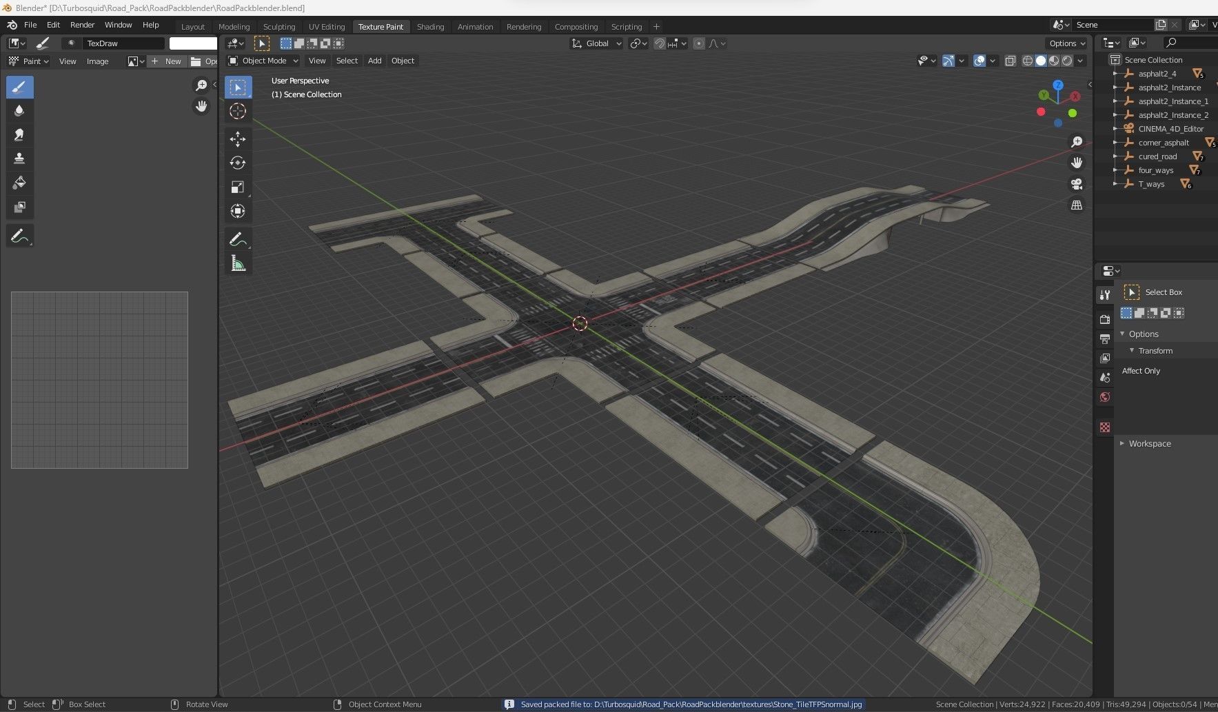 Road Pack 3D model | CGTrader