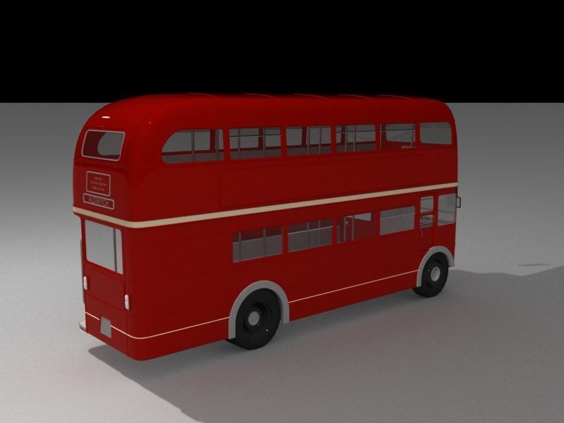 London Bus 3D model | CGTrader