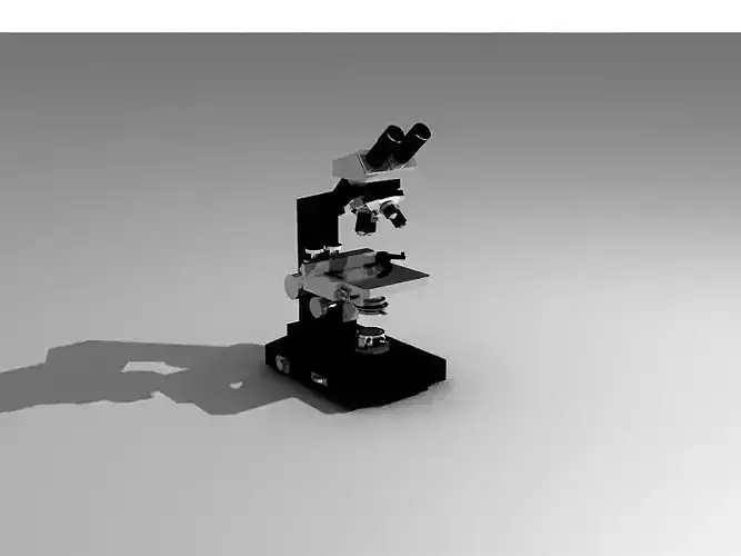 Scientific Microscope 3D model | CGTrader