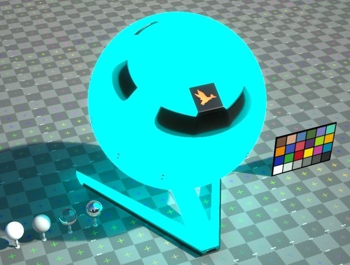 Texture LED Light - Glowing Orb - VRay shader VR / AR / low-poly | CGTrader