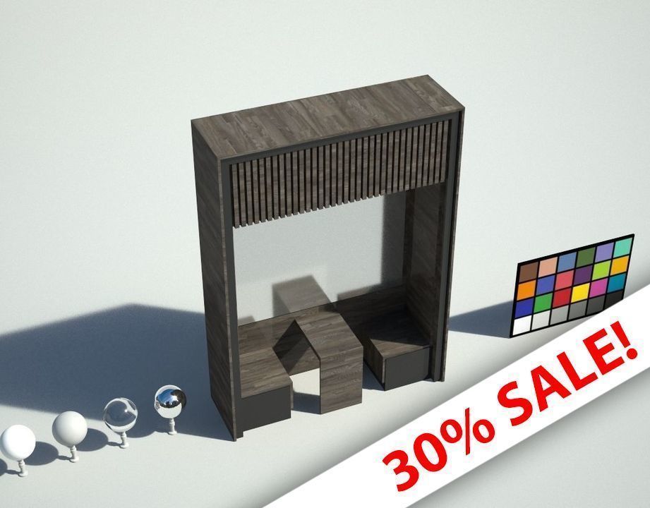 3D model Seating and Dining area VR / AR / low-poly | CGTrader