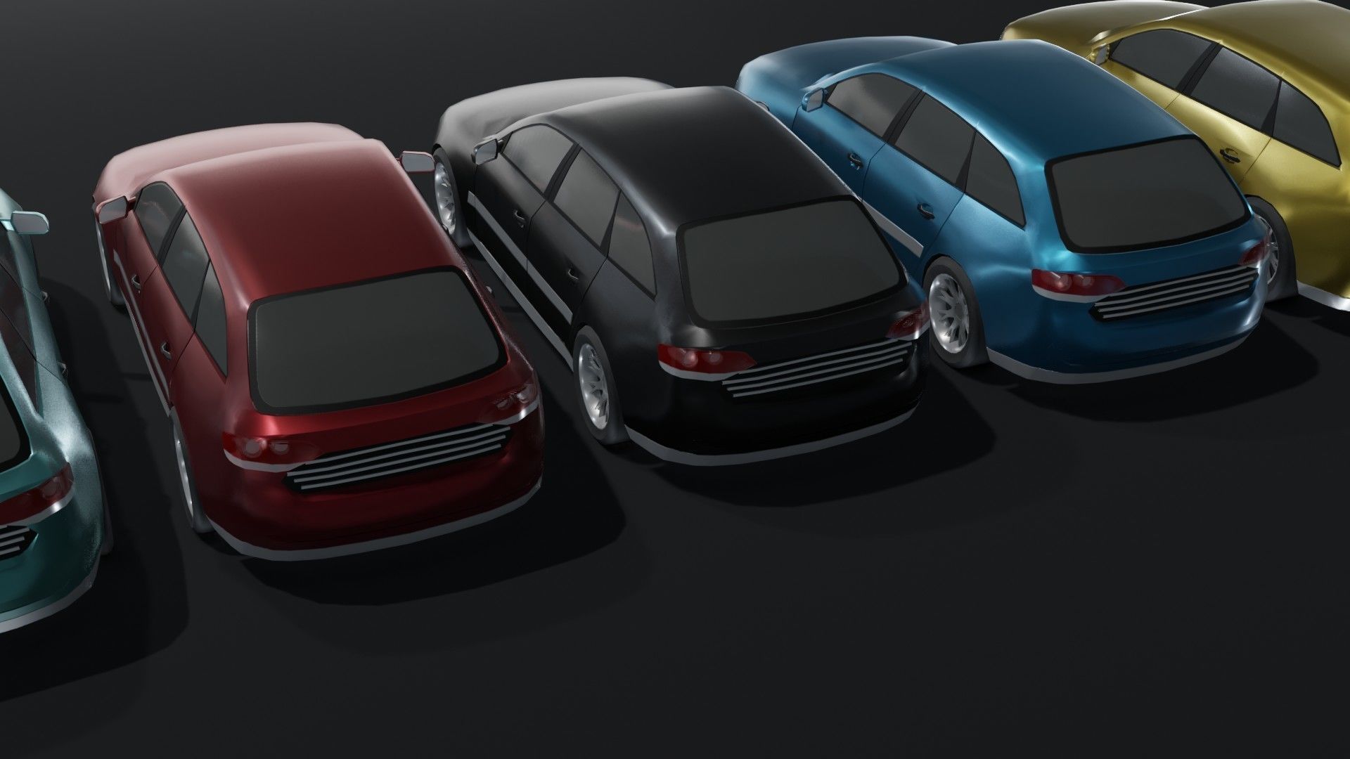 3D model Station Wagon Car Generic VR / AR / low-poly | CGTrader