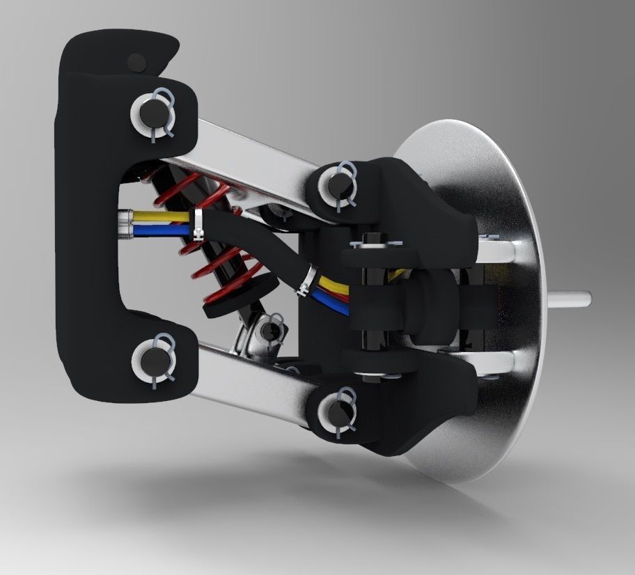 SUSPENSION FOR MARS ROVER 3D model | CGTrader