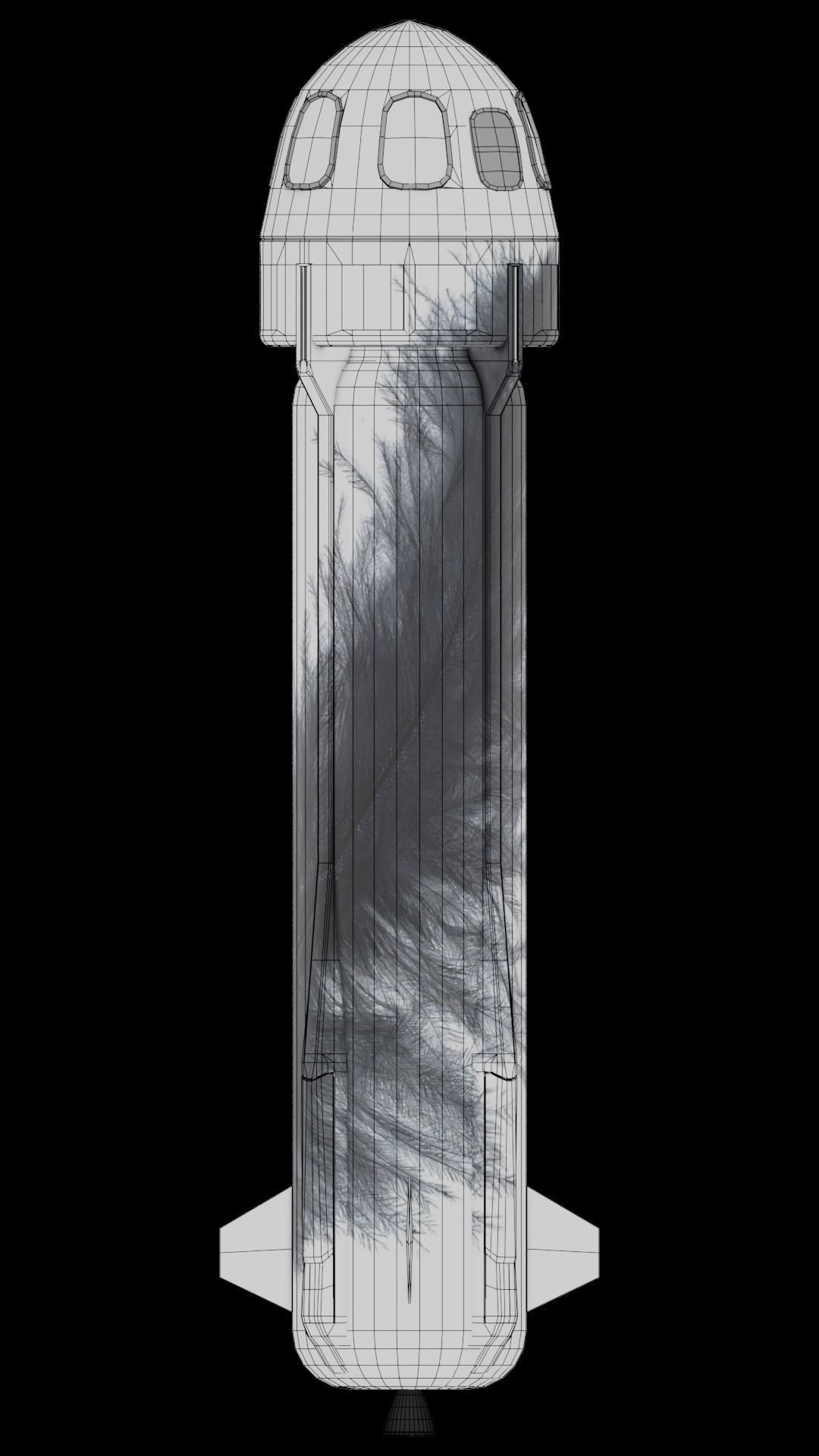 3D model Blue Origin New Shepard Rocket VR / AR / low-poly | CGTrader