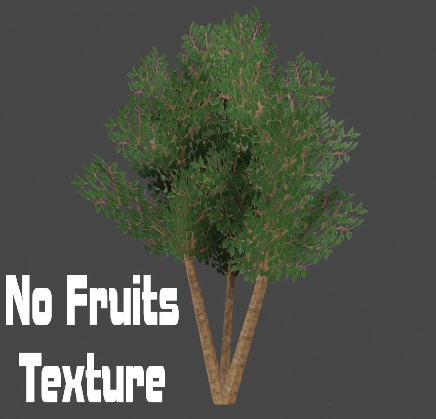 3D model Brazilian Surinam Cherry Tree PBR Lowpoly Pitanga VR / AR ...