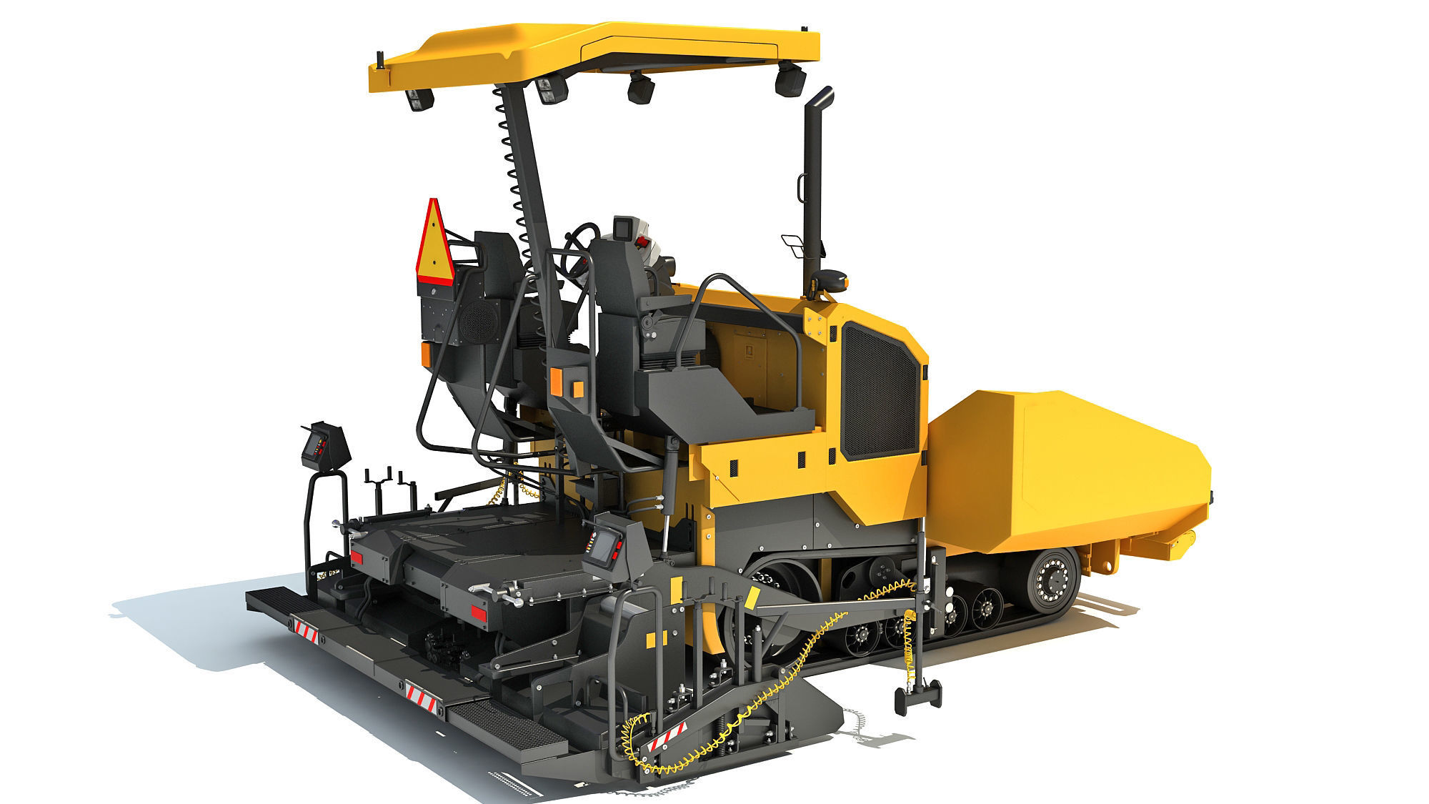Asphalt Pavers 3D model | CGTrader