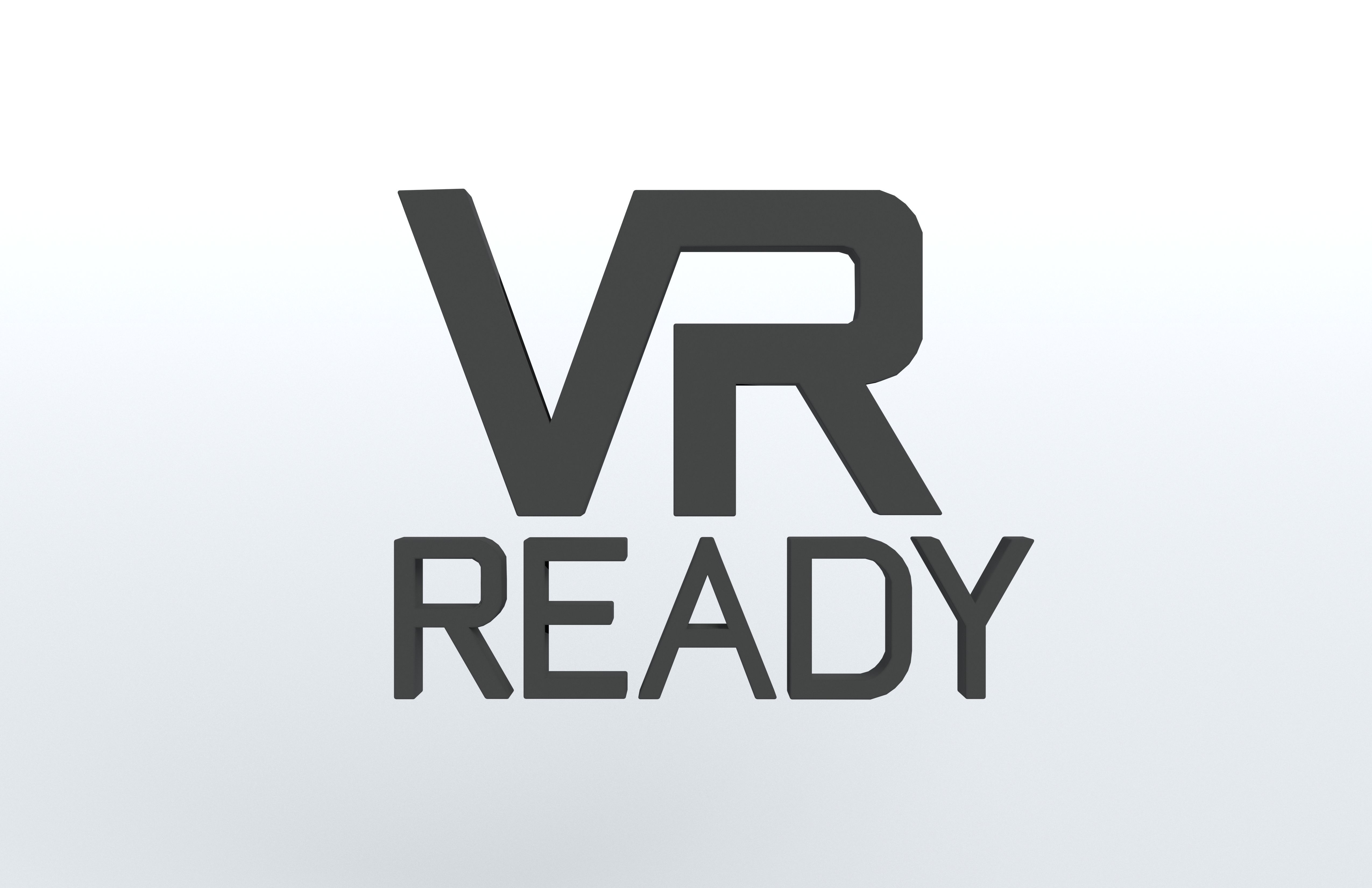3D model VR Ready Symbol v1 001 VR / AR / low-poly | CGTrader