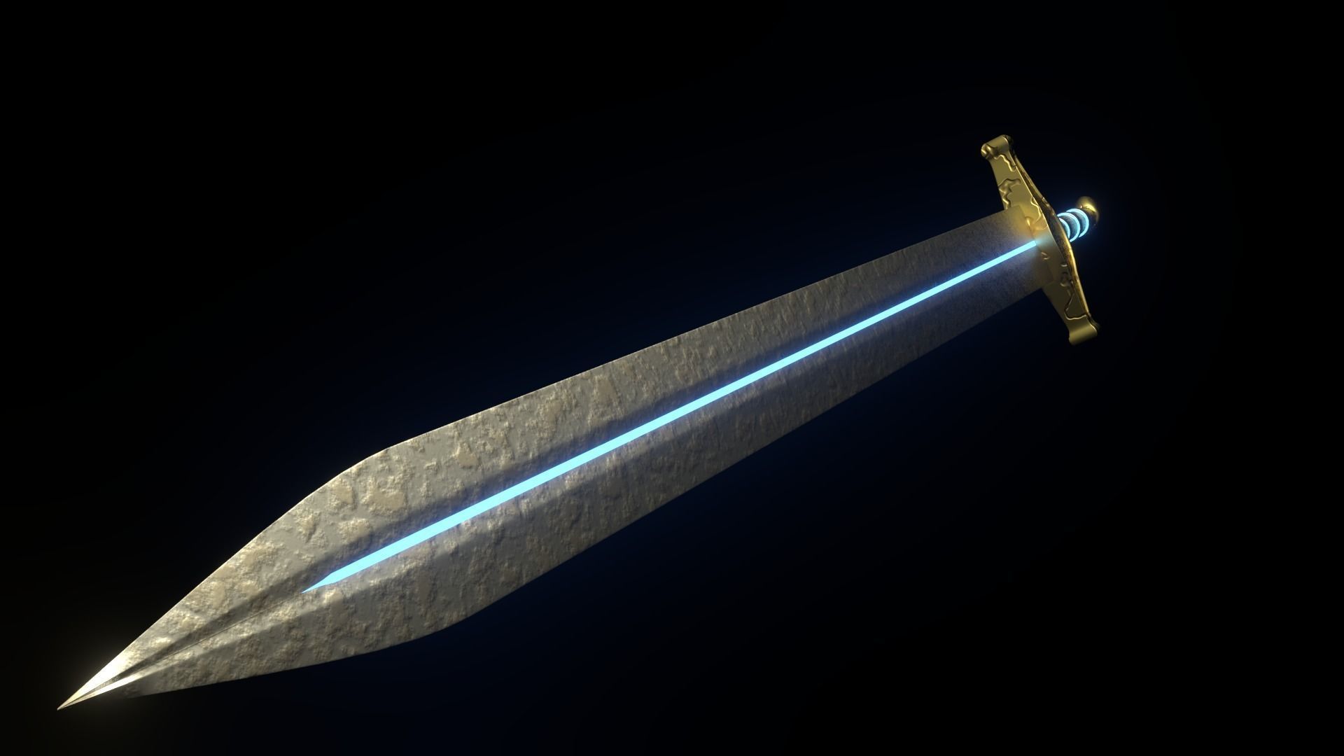 simple sword 3D model | CGTrader