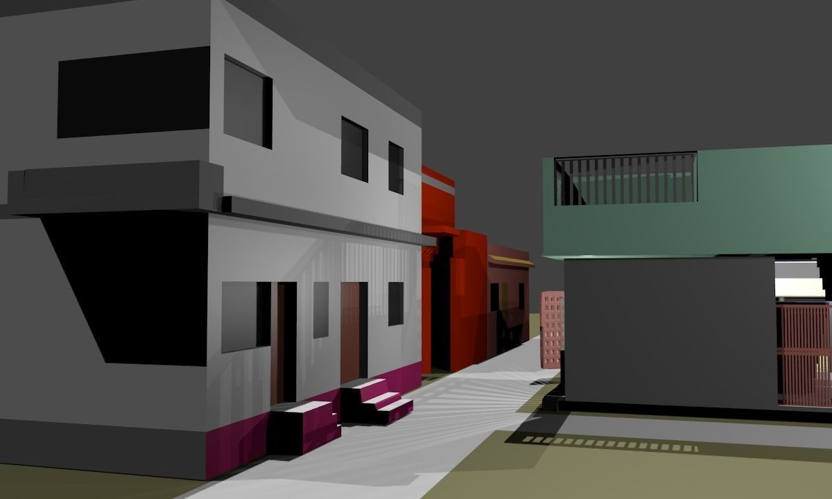 Rural model city pack free 3D model | CGTrader