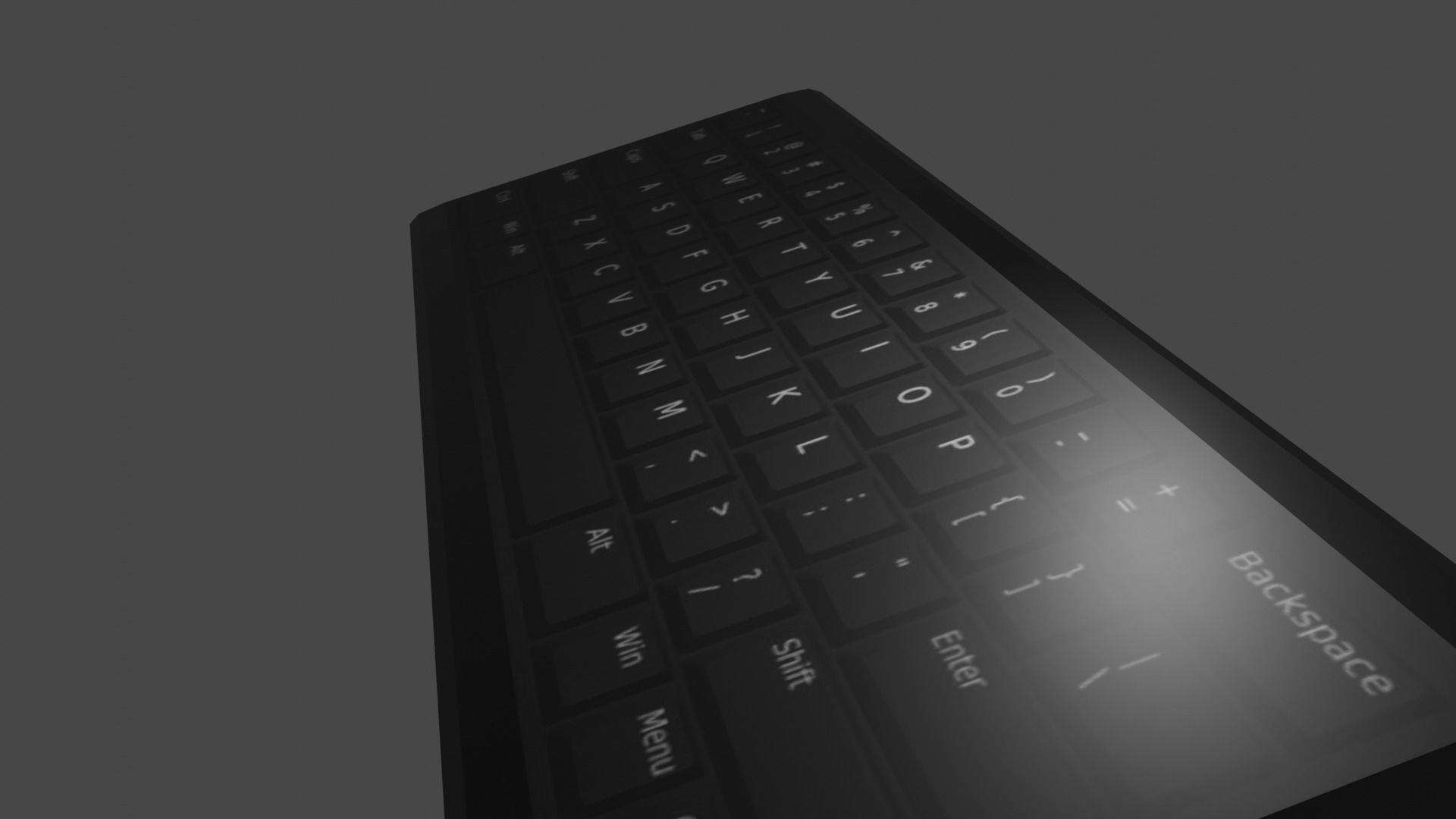 Low Poly realistic keyboard bench 3D model | CGTrader