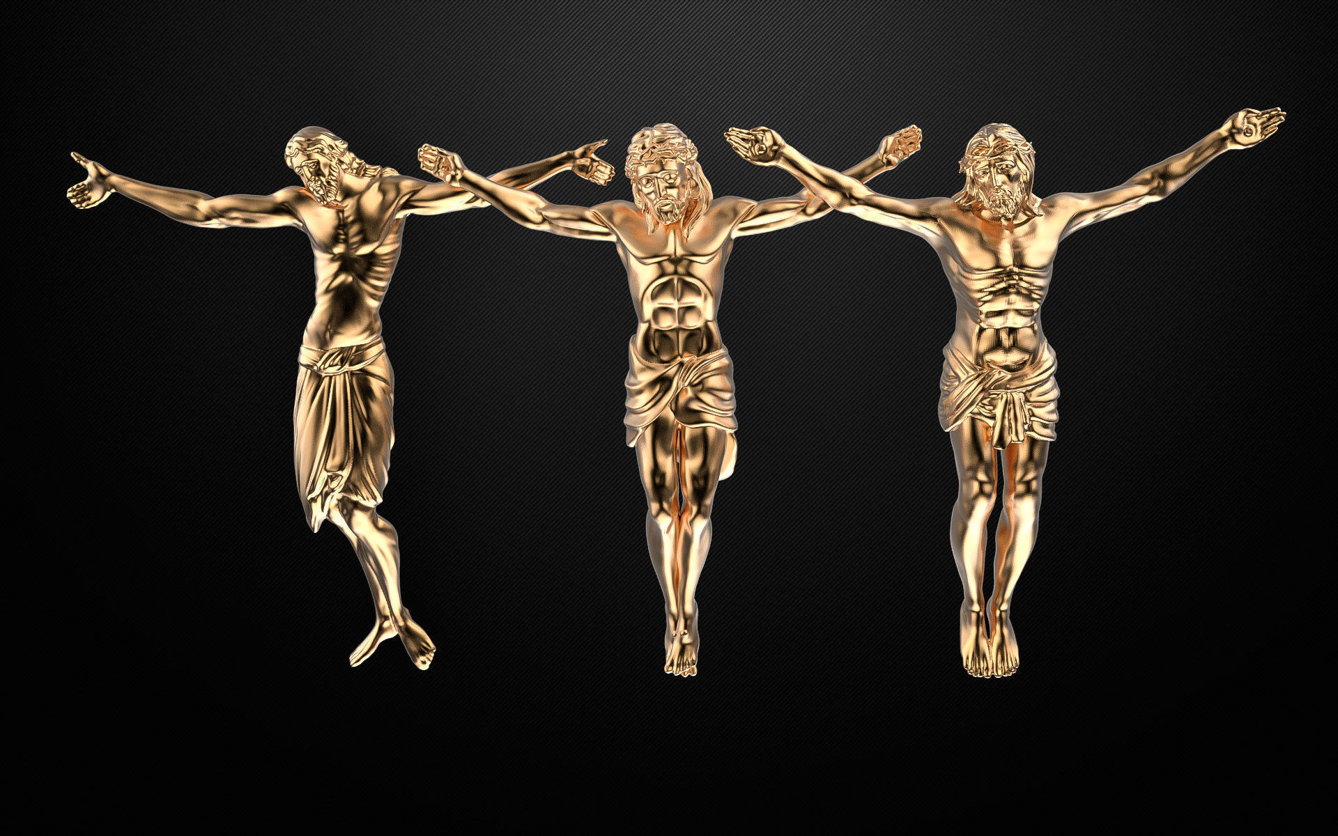 Jesus Christ 3 models 3D model 3D printable | CGTrader