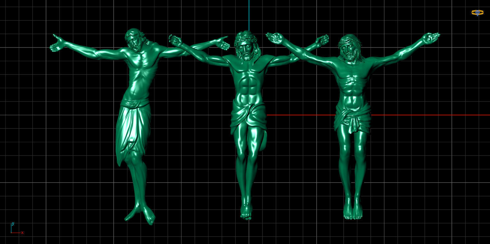 Jesus Christ 3 models 3D model 3D printable | CGTrader