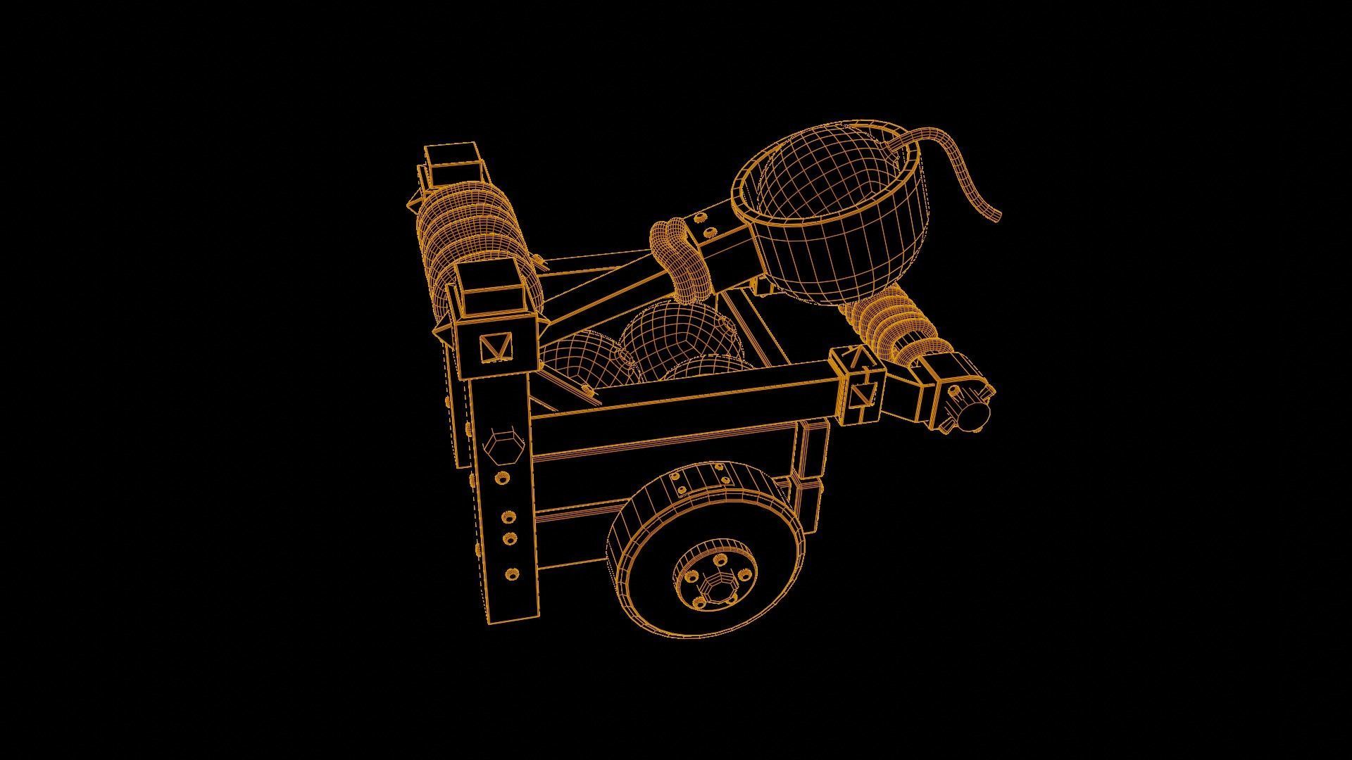 Mini catapult free 3D model | CGTrader