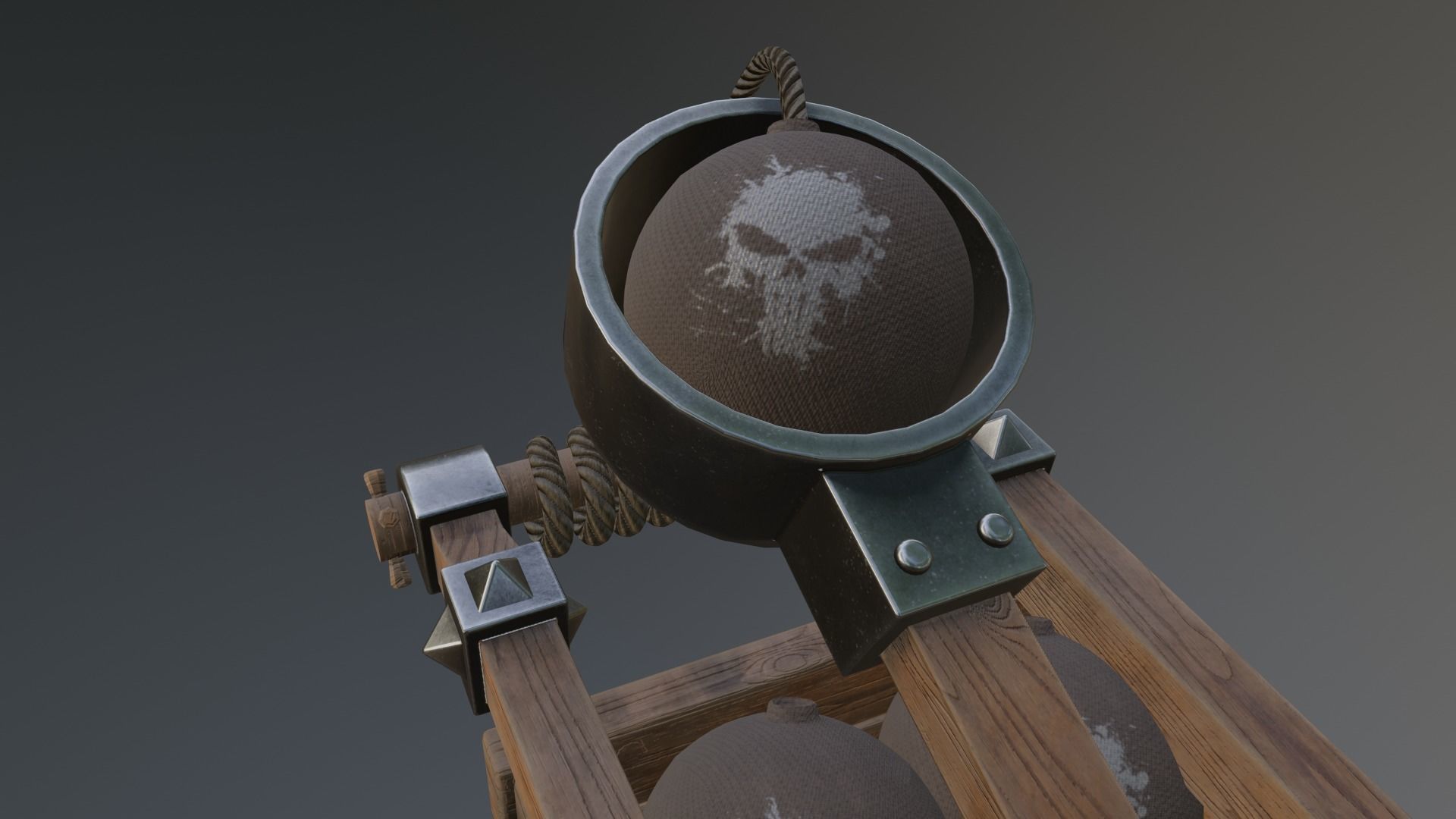 Mini catapult free 3D model | CGTrader