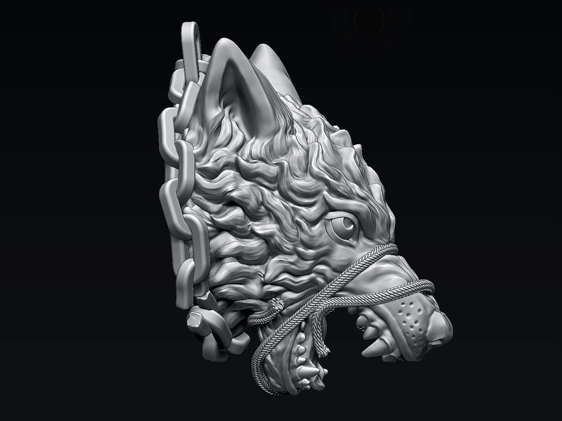 Freedom Wolf 3D model 3D printable | CGTrader