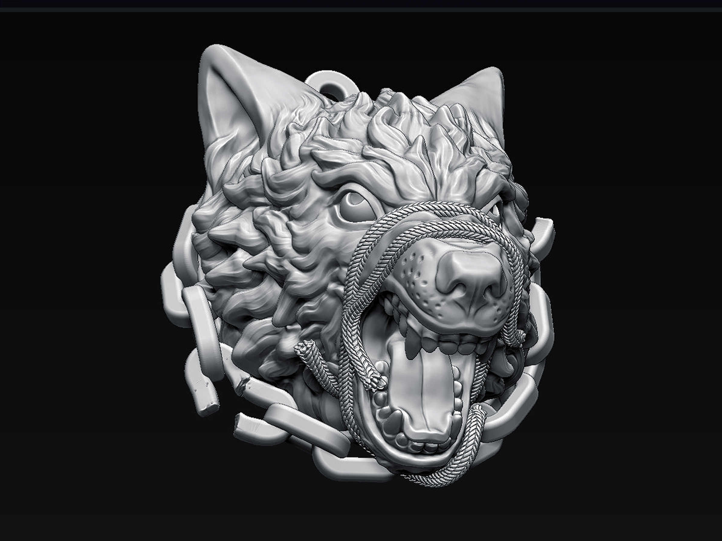 Freedom Wolf 3D model 3D printable | CGTrader