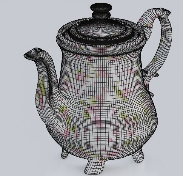 Antique Tea Pot 3D model | CGTrader