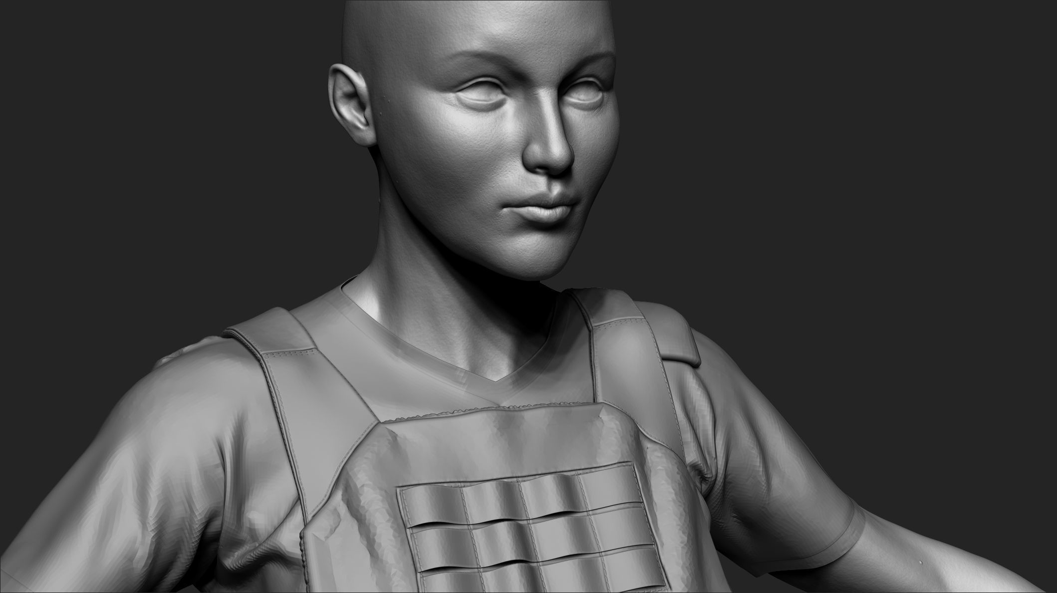 Female high poly 3d model person 3D model | CGTrader