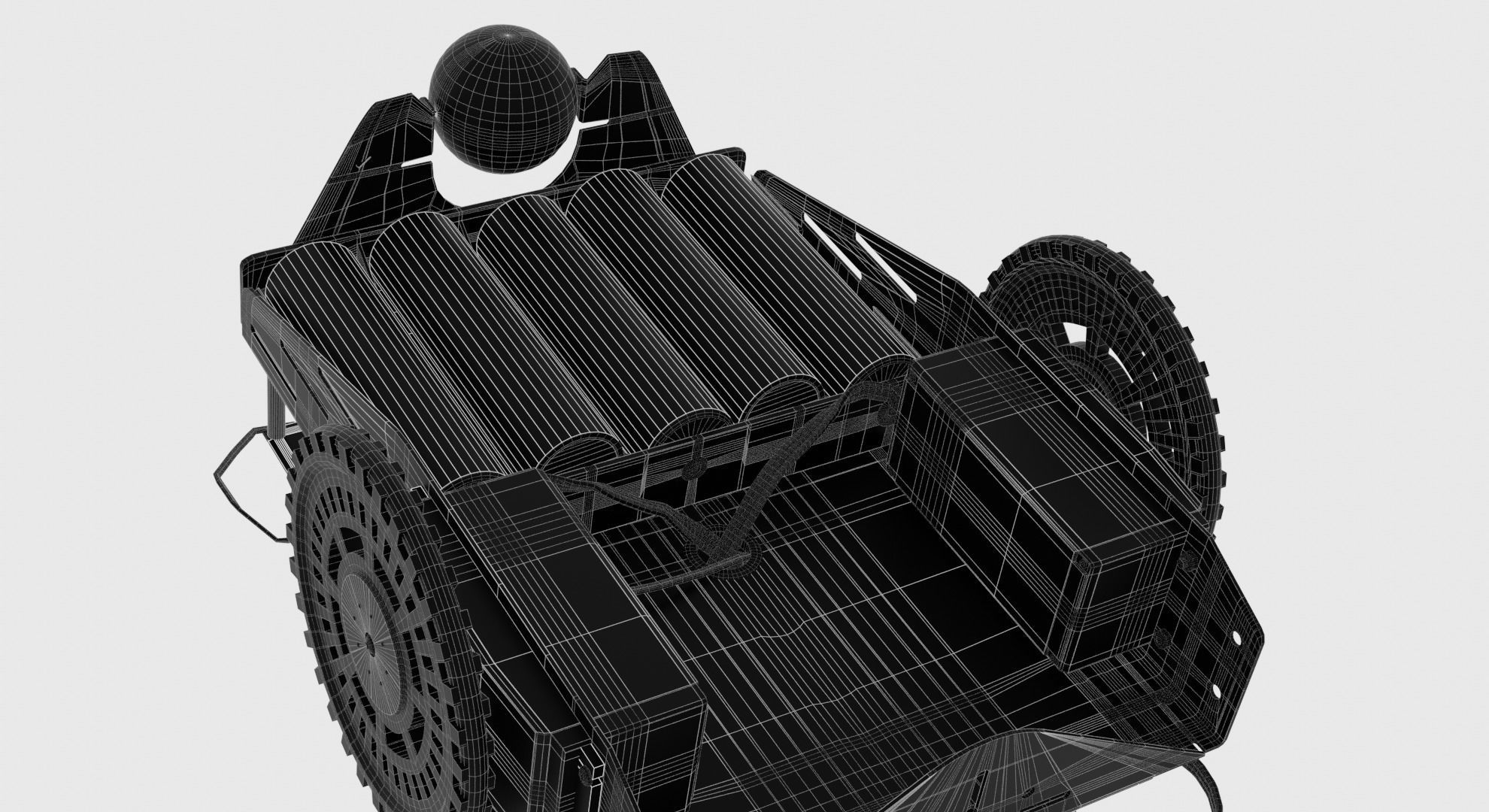 Robot Toy Car 3D model rigged | CGTrader