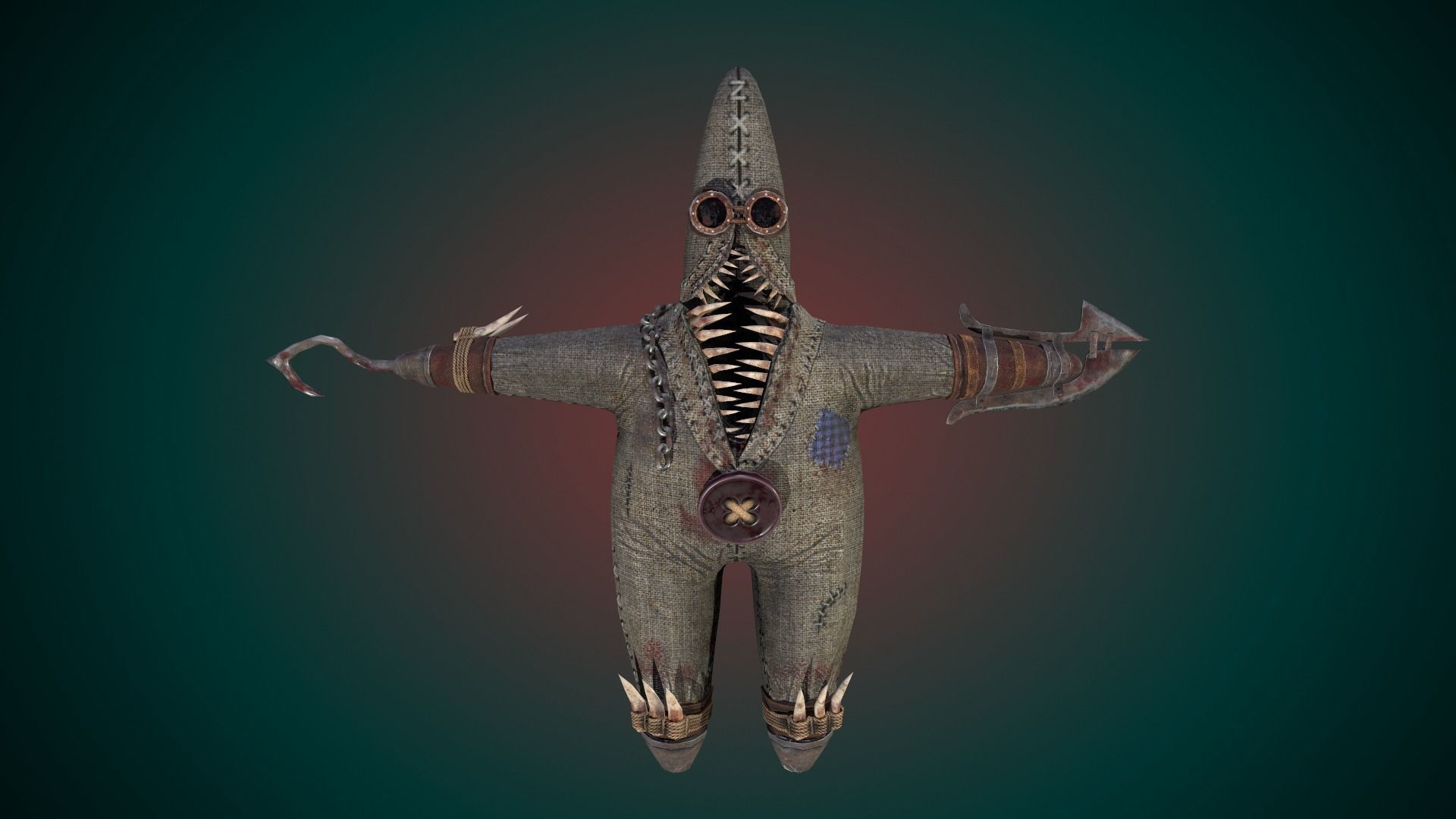 3D model Stitch Disemboweler VR / AR / low-poly rigged animated | CGTrader