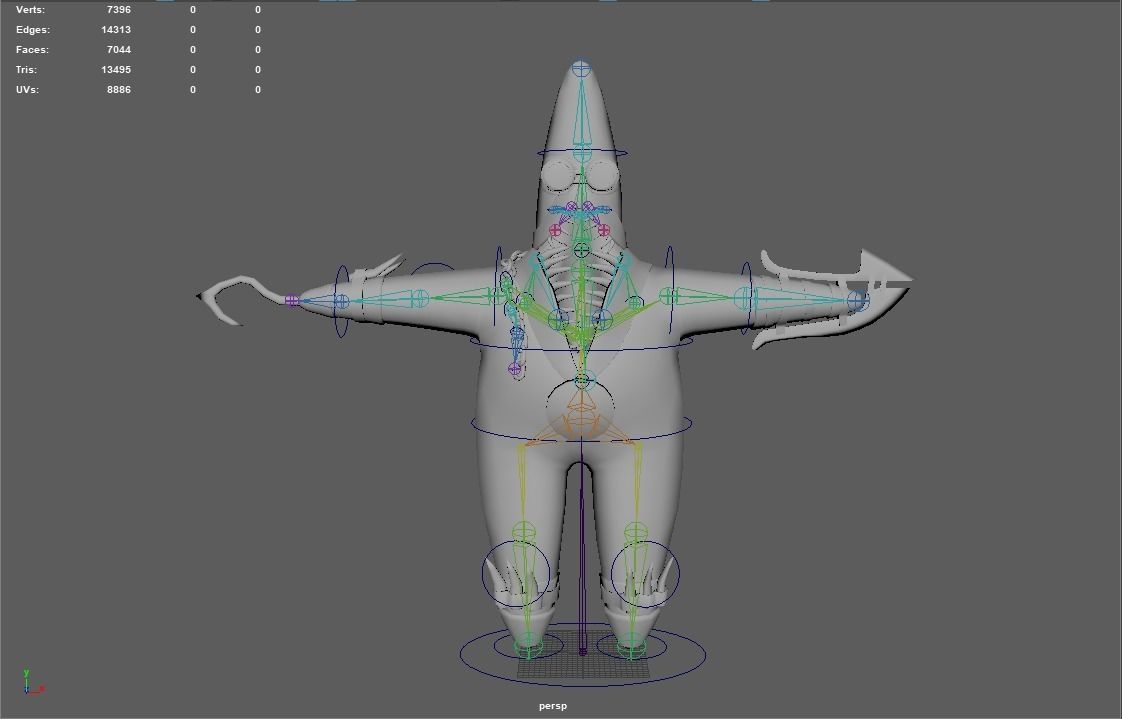 3D model Stitch Disemboweler VR / AR / low-poly rigged animated | CGTrader