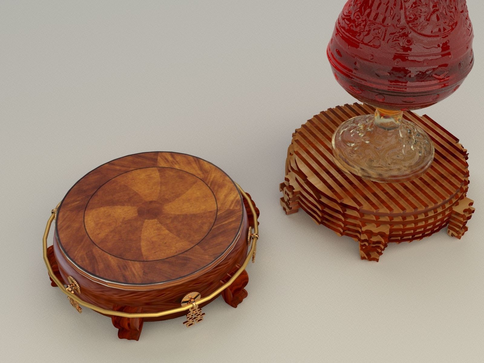 Chinese display stand 3D model | CGTrader