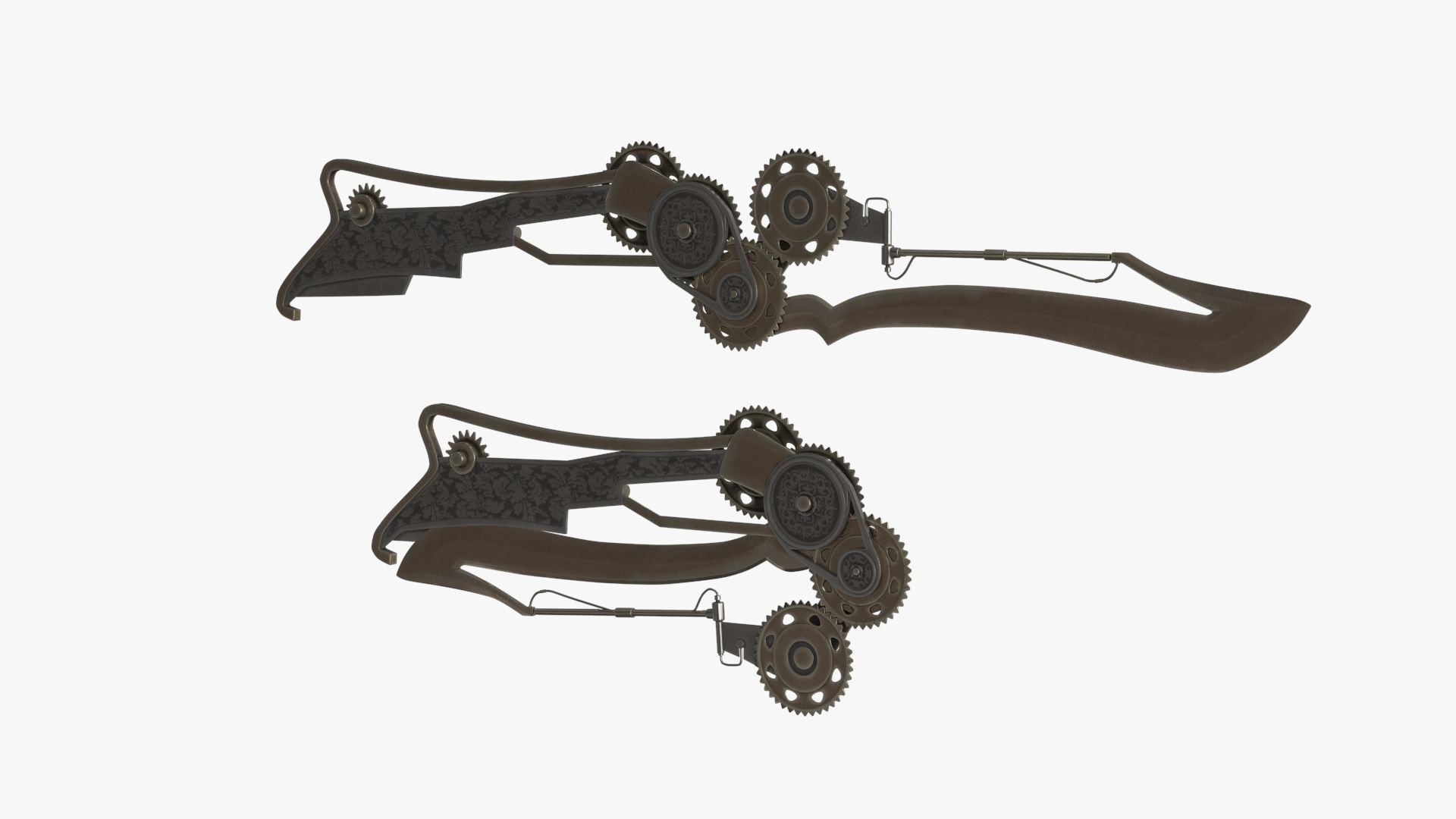 3D model Steampunk Mechanical Knife VR / AR / low-poly | CGTrader