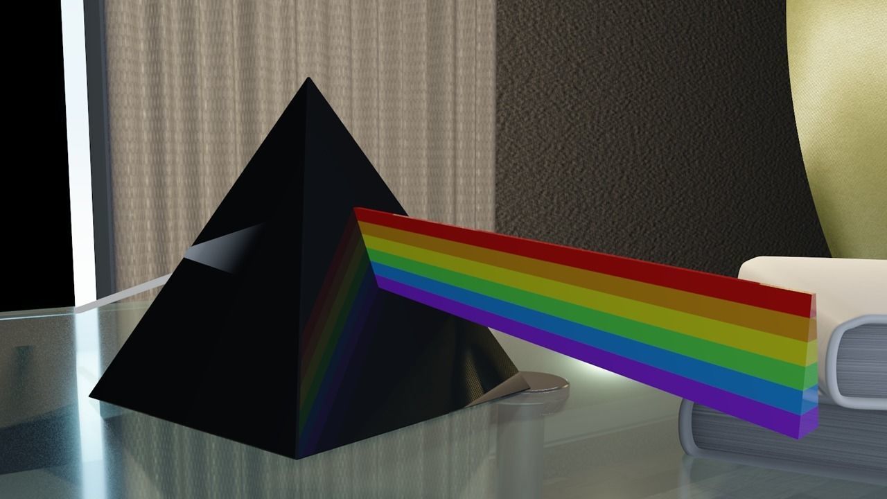3D model Prism Spectrum VR / AR / low-poly | CGTrader
