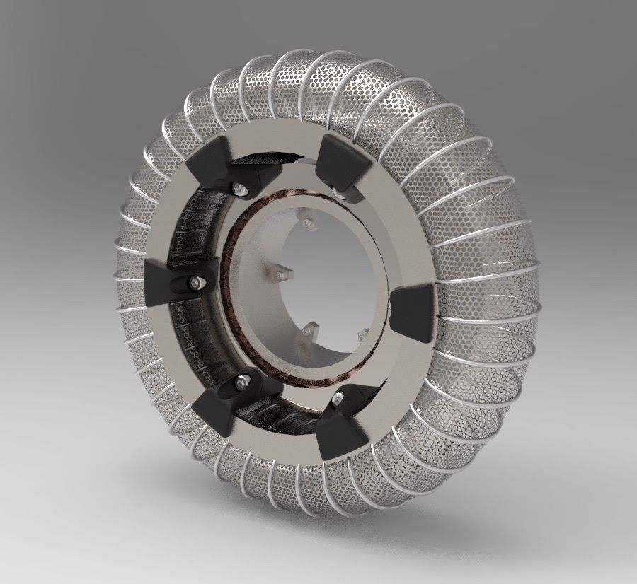 WHEEL AND MOTOR FOR MARS ROVER 3D model | CGTrader